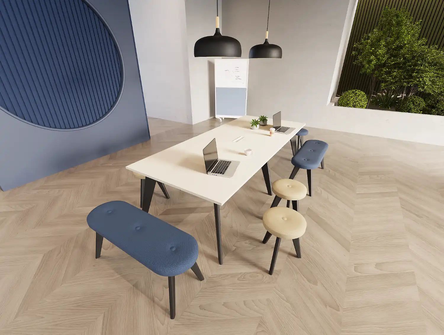 Alega Collection: Elegant Poseur Tables, Benches, Chairs & Tables