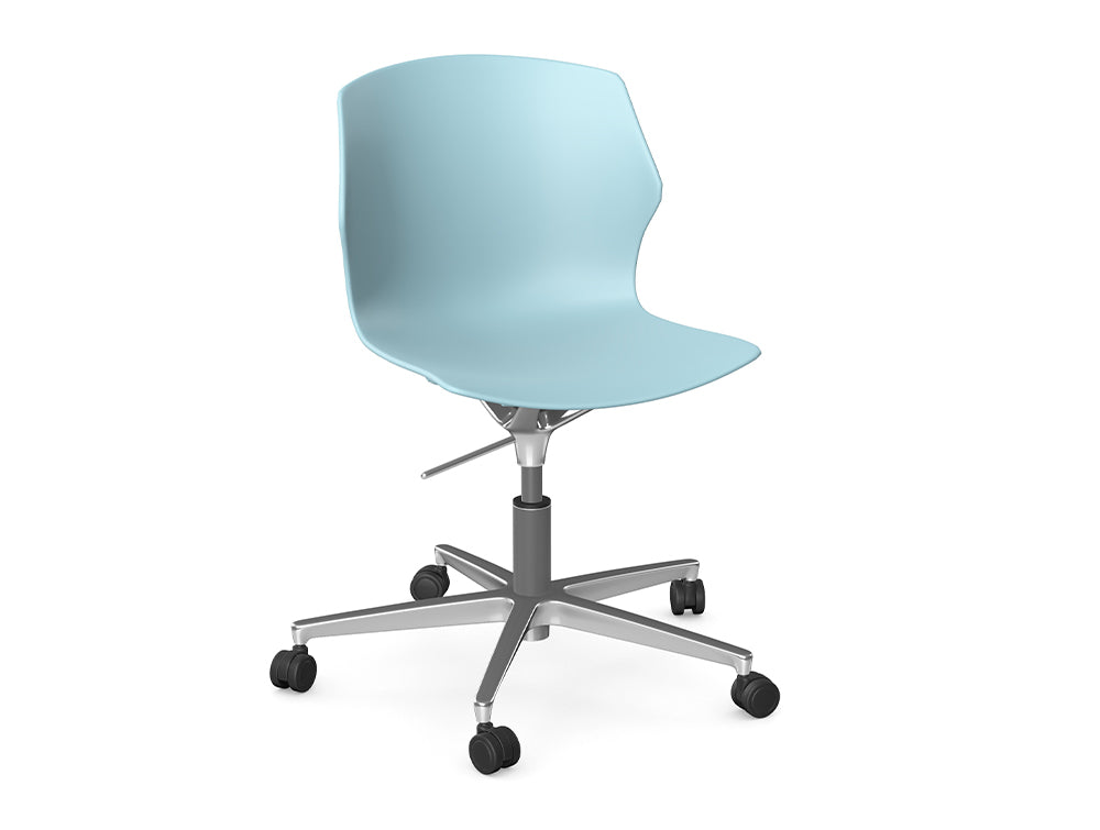 Ws.D Stark Chair with Five Star Base on Castors