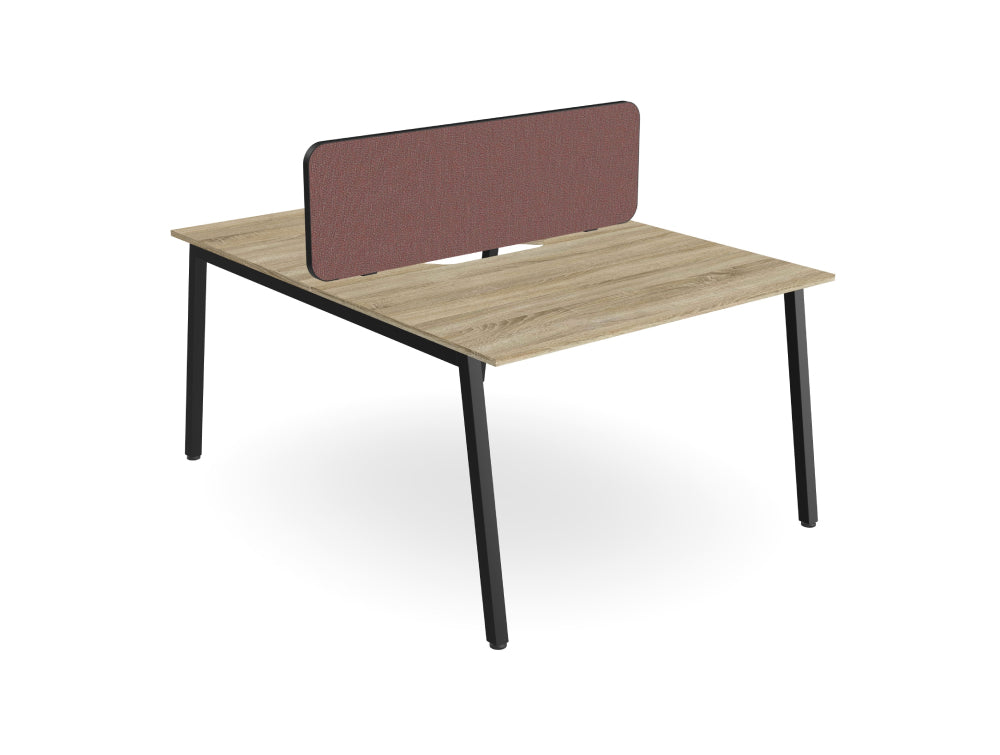 Ws.D Key 2-Person Back-To-Back Bench Desk with A Legs – Workscale.Design