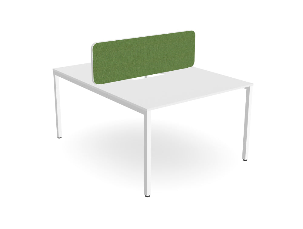 Ws.D Key 2-Person Back-To-Back Bench Desk with Straight Legs ...