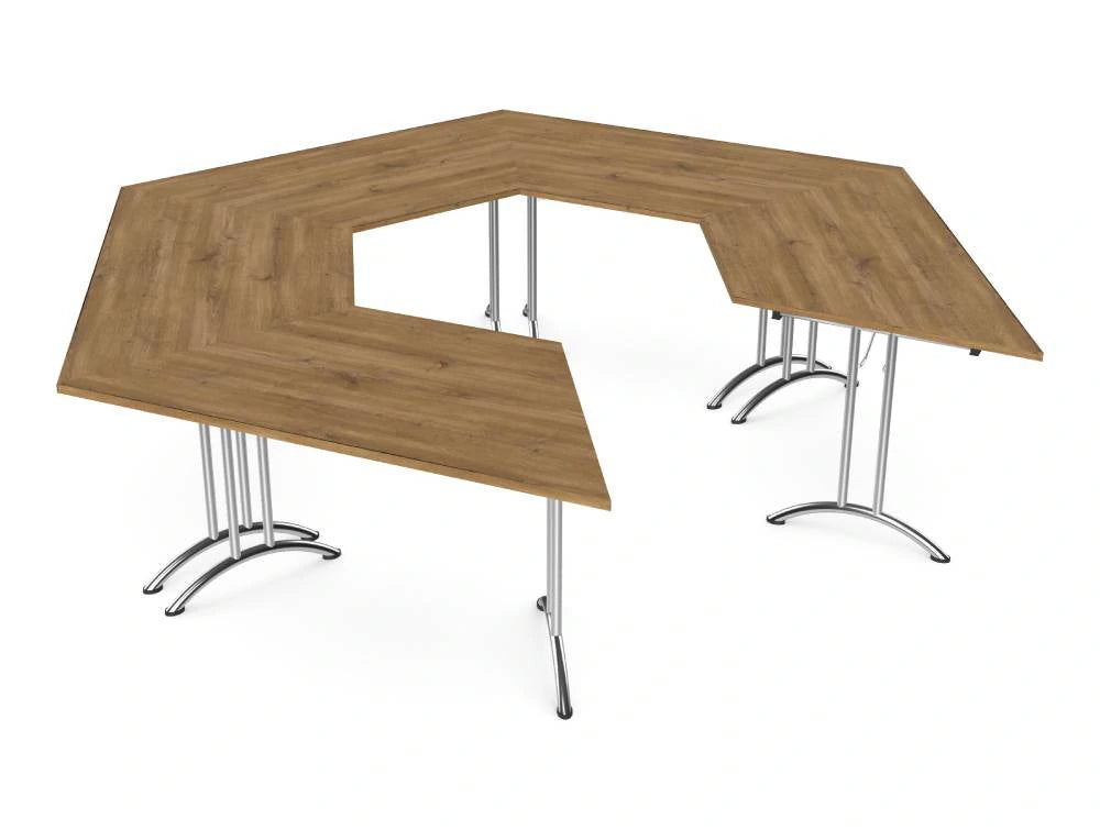 Ws.D Twister Fold - Modular Configuration with Trapezoidal Tabletop